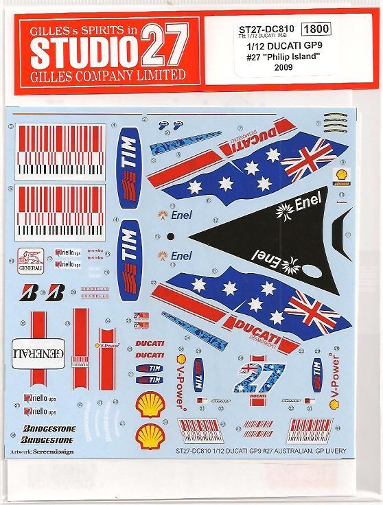 [NEWS] Novità decal Studio 27 per moto - Forum Modellismo.net